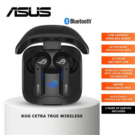 🔥หูฟังเกมมิ่งไร้สาย🔥 Asus Rog Cetra True Wireless Gaming Headphones