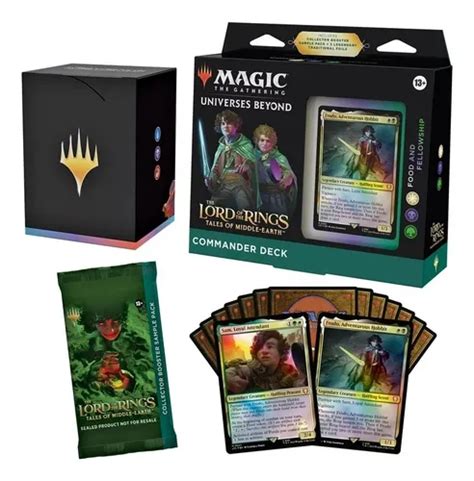 Deck Commander Senhor Dos Anéis Comida E Sociedade Inglês Frete Grátis