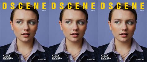 Kizzy Edgell Is The Star Of Dscene Magazines December 2023 Cover Story