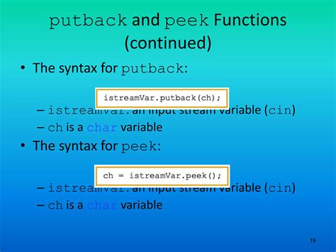 Object Oriented Programming Input Stream And Devices In Cpp PPT