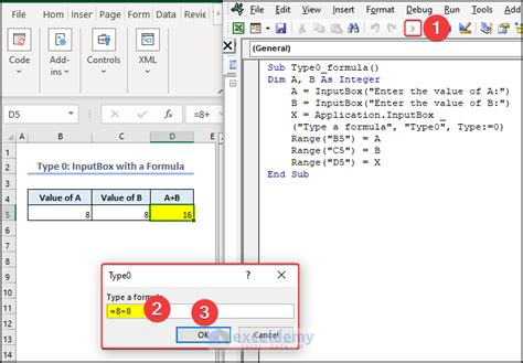 Excel Vba Inputbox Type With Examples Exceldemy