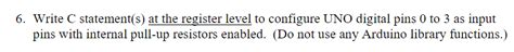 solved 6 write c statement s at the register level to