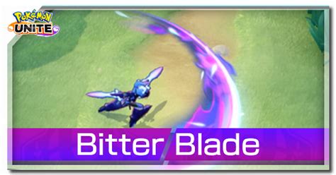 Bitter Blade Ceruledge Move Effect And Cooldown Pokemon UNITEGame