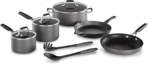Select By Calphalon With Aquashield Nonstick 8pc Cookware Set Home And Kitchen