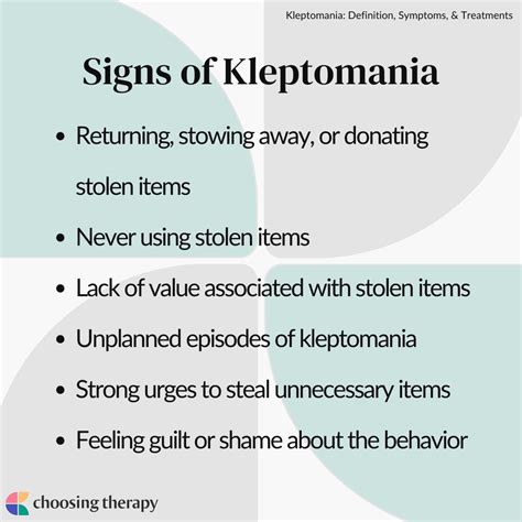 Kleptomania Symptoms Causes And Treatments