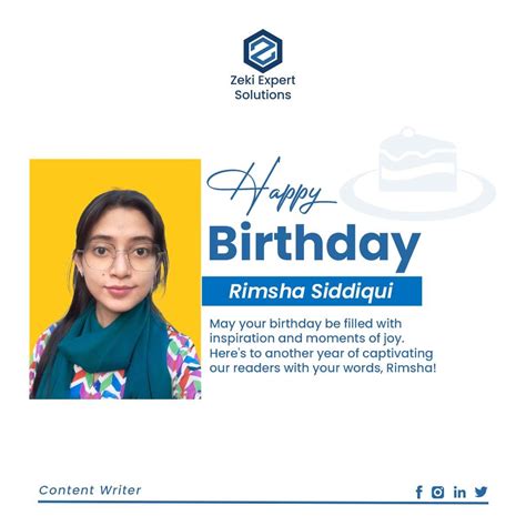 Zeki Expert Solutions On Linkedin Zekiexpertsolutions Happybirthday Contentwriter