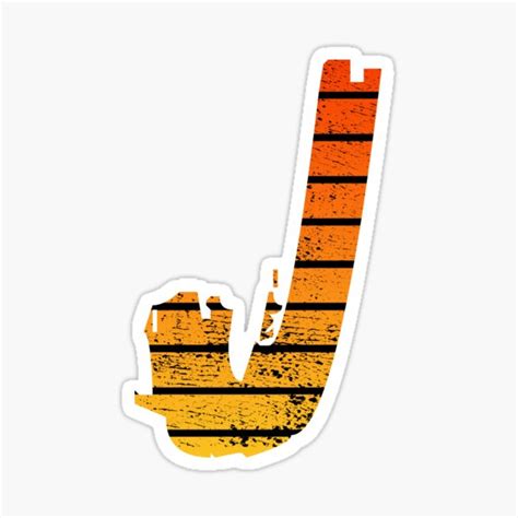 Letter J Initials Sticker By Fnstuff Redbubble