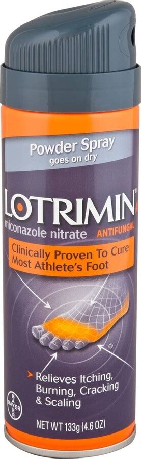 Lotrimin Antifungal Spray Powder Athletes Foot Treatment 46oz