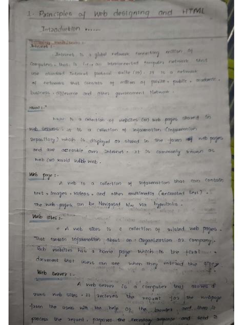 Wt Course Material Pdf