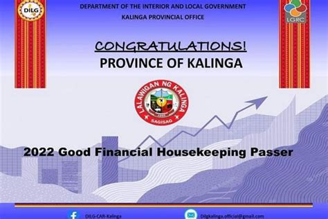 Pia Kalinga Lgus Pass Dilg Financial Housekeeping Evaluation