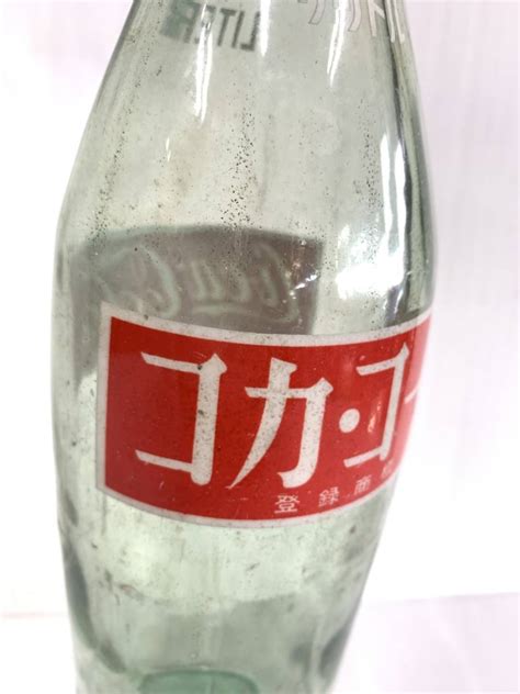 Yahooオークション 当時物 レア コカ・コーラ 空瓶 1リットル Coca