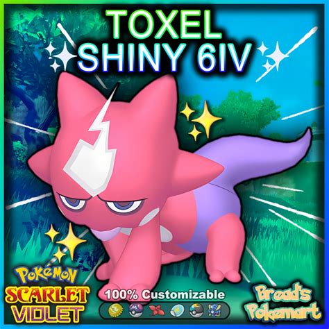 Toxel Shiny 6iv Pokemon Scarlet And Violet Pick If It Etsy