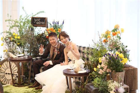 グリーンいっぱいナチュラルな高砂装花集！ Marry マリー