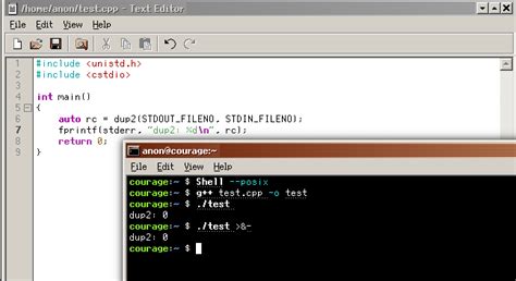 Shell Posix Mode Doesn T Seem To Properly Close Stdout When Using Operator Issue