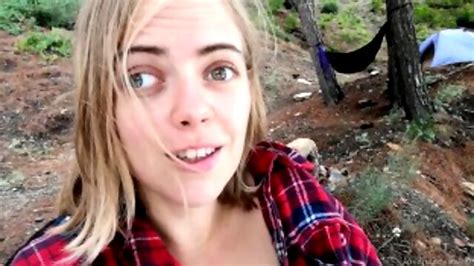 Risky Pussy Play And Creamy Cum In The Camp Near The Cliff Can You