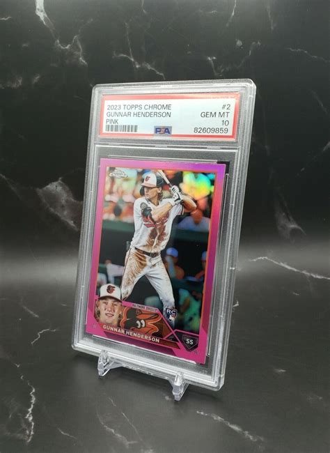 Gunnar Henderson 2023 Topps Chrome 2 Pink Refractor Price Guide