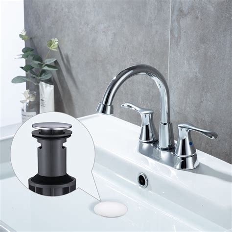 Buy Bathroom Lavatory Basin Sink Pop Up Drain With Overflow Dual Style Waterlet Vanity Sink