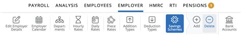 Adding Amending Savings Scheme Brightpay Documentation
