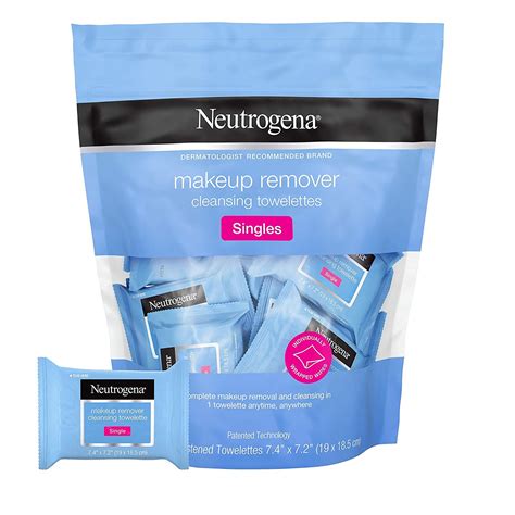 Neutrogena Makeup Remover Cleansing Towelette Singles Daily Face Wipes