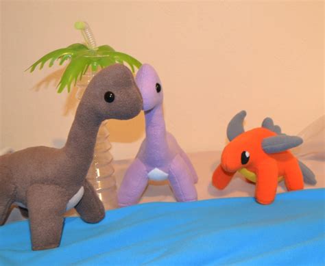 Chibi Brachiosaurus Long Necked Dinosaur Plush Etsy Uk