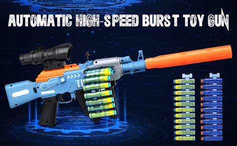 balnore Elektrische Spielzeug für Nerf Gun Automatische Pistole mit
