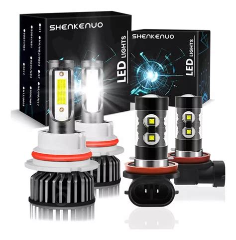 Para Volkswagen Jetta 99 05 Kit De Farol Led Feixe Parcelamento Sem Juros