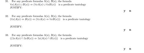 Solved 25 For Any Predicate Formulas Ax Bx The