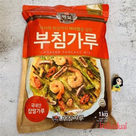 韓國 Cj希杰 韓式煎餅粉 1kg包 蝦皮購物