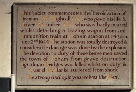 Memorial Soham Rail Disaster Soham