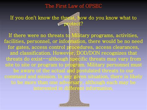 Ppt Operations Security Opsec Powerpoint Presentation Free Download Id 1795638