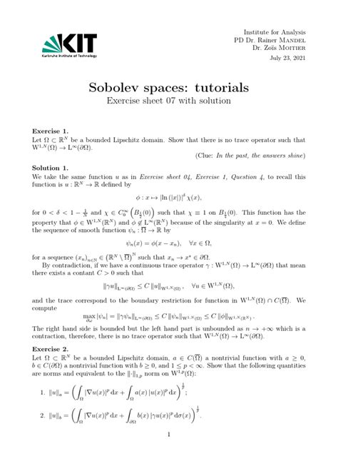 Ex07 Sol Pdf Algebra Mathematical Objects