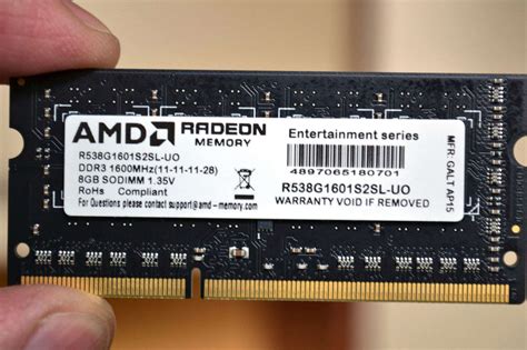 Купить оперативная память AMD SO-DIMM DDR3L 8Gb 1600MHz pc-12800 ...