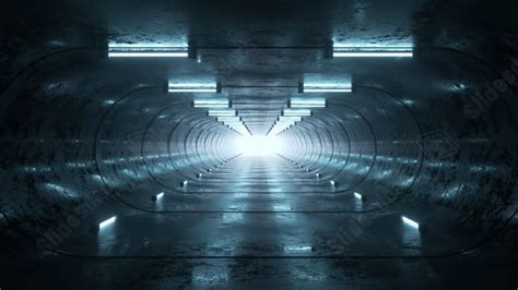 Atmosphere Technology Future Spaceship Stereoscopic Powerpoint