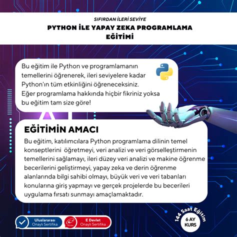 Python İle Yapay Zeka Programlama EĞİtİmİ Online