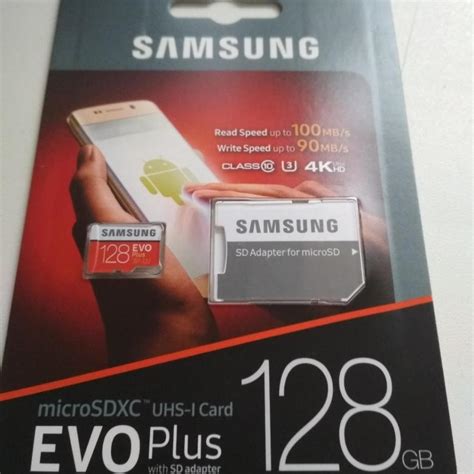 Самсунг карта памяти 128 evo plus