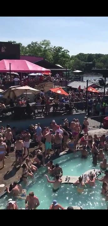 Pool Party At Lake Of The Ozarks Missouri Shows Crowd Ignoring Social