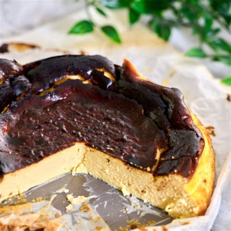 Keto Burnt Basque Cheesecake Low Carb Spark
