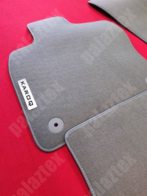 Skoda Karoq Velour Carpet Floor Mats PalazTex