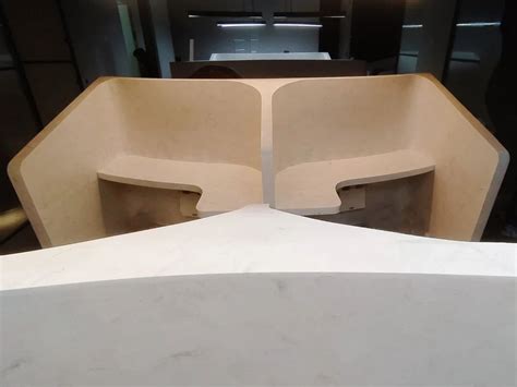 White Corian Acrylic Solid Surface Countertops Thickness 15 Mm At