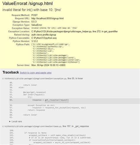 how to fix invalid literal for int with base 10 {tno mystery