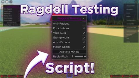 Roblox Ragdoll Testing Script Anti Ragdoll Yeet Aura Punch Aura More Youtube