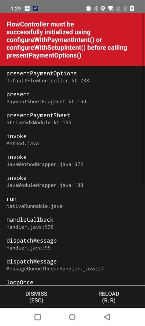 Paymentsheet Crashing On Android In V0190 · Issue 1193 · Stripe