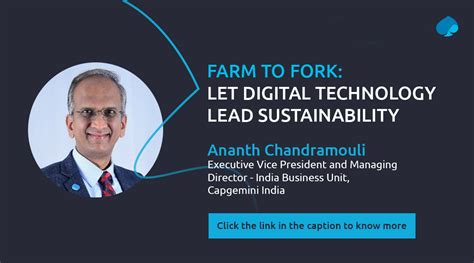 Capgemini India On Twitter In The Article Farm To Fork Let Digital Technology Lead