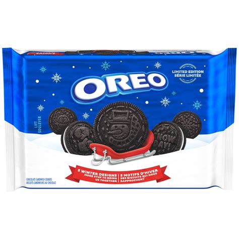 Oreo Winter Chocolate Sandwich Cookies Holiday Cookies Limited Edition