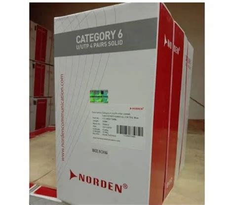 Norden Cat 6 Cable At ₹ 6500 Box Networking Cable In Salem Id