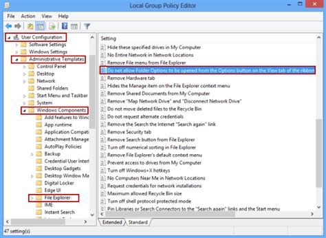 How To Prevent Opening Folder Options In Windows 8 8 1
