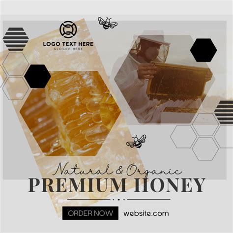 A Beelicious Honey Instagram Post Brandcrowd Instagram Post Maker