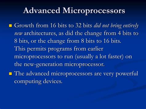ppt advanced microprocessors powerpoint presentation free download