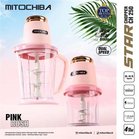 Jual Mitochiba Ch 250 Food Chopper Blender Bumbu Dan Daging 9 Mata