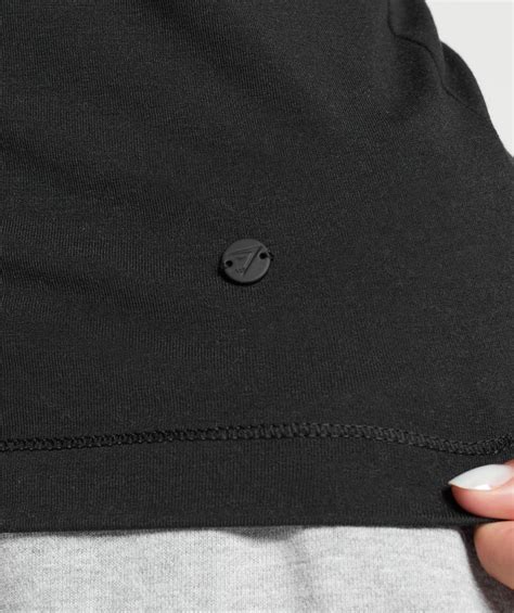 Gymshark Jersey Body Fit T Shirt Black Gymshark